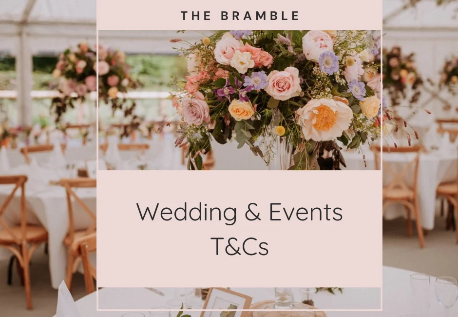 Wedding & Event Terms and Conditions Template