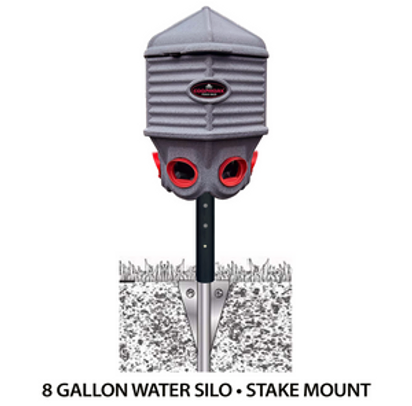 8 Gallon Water Silo- Stake Mount | Rogier Poultry