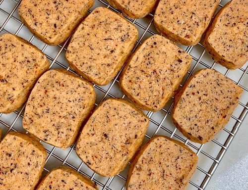 Thai Tea Shortbread Cookies | Salt and Sugar