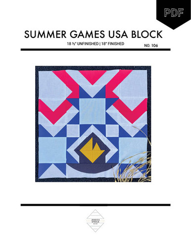 Summer Games USA Block | JessicaSteeleDesign