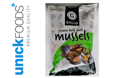 Half Shell Mussels [800g] | Unick Foods
