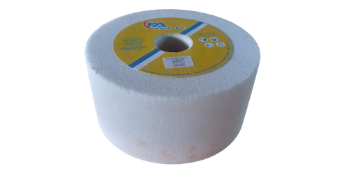 Rebolo Copo Reto abrasivo 152 x 76,2x31,8 branco afiação aços ...