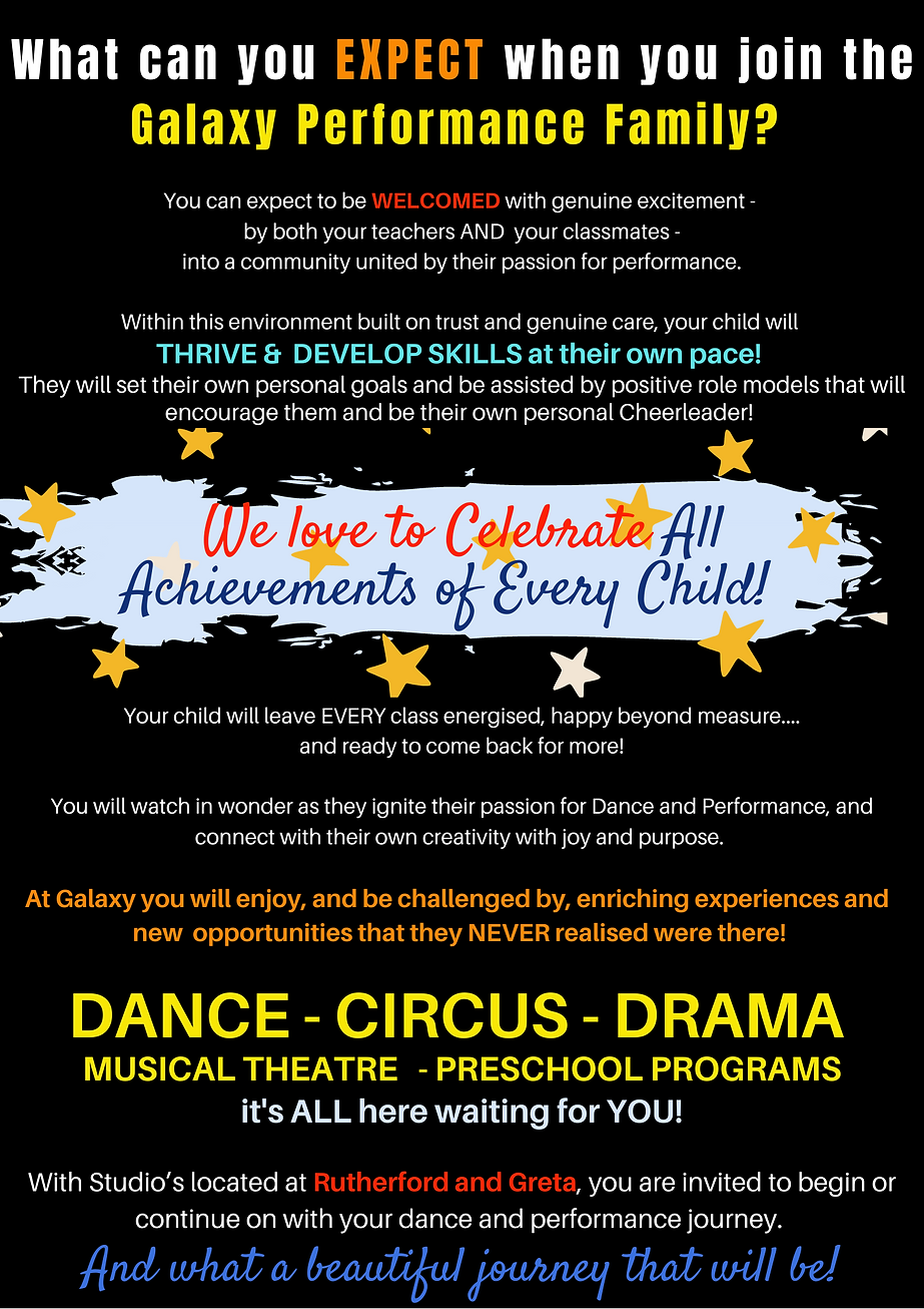 Dance Studio | Galaxy Talent Academy | Australia