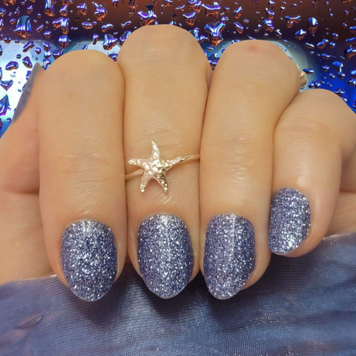 Periwinkle Sparkle | Color Crush Nails