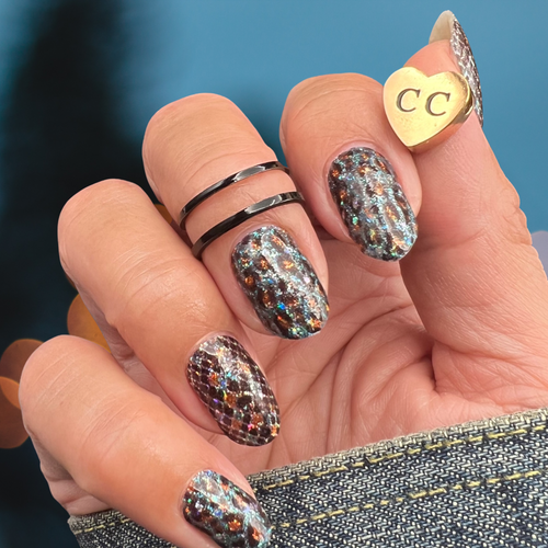 Snakeskin Sparkle | Color Crush Nails