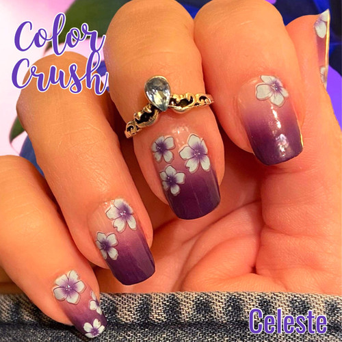 Celeste- Artist Collaboration by Maureen Swanson | Color Crush Nails
