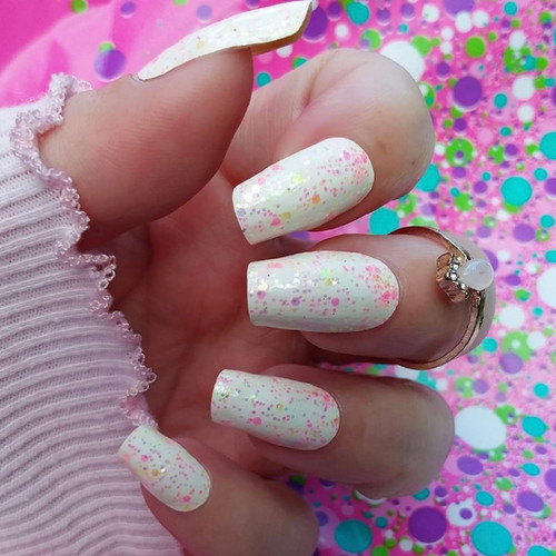 Holographic Pink Candy | Color Crush Nails