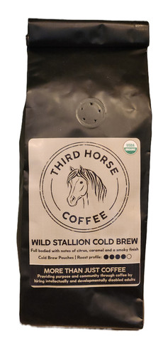 Wild Stallion Cold Brew Pouches - 12 oz | Third Horse Coffee