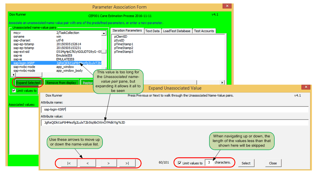 Parameter Association | docxrunner
