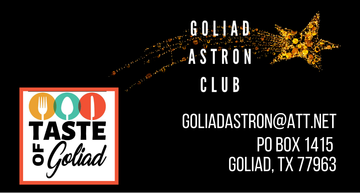 Astron Club of Goliad | GoliadCOC