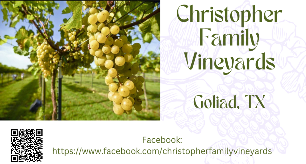 Christopher Family Vineyards | GoliadCOC