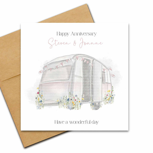 Wildflower Caravan Card | Anrheg Lulu