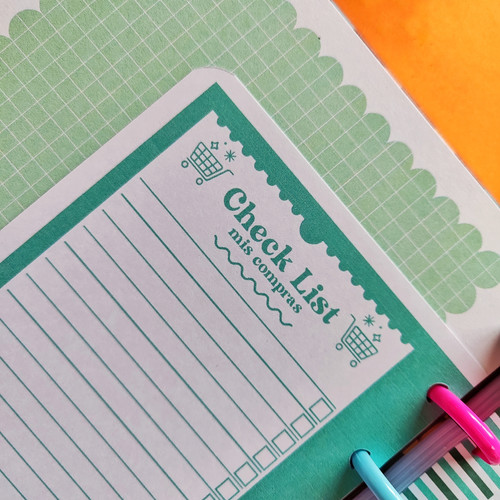 Notas A6 ( 10 x 15 ) " Check List mis compras " | PAPELERIA BOAVIDA