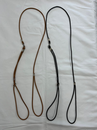 4mm Round Leather Loop Lead with Swivel (38810) | Topdogs