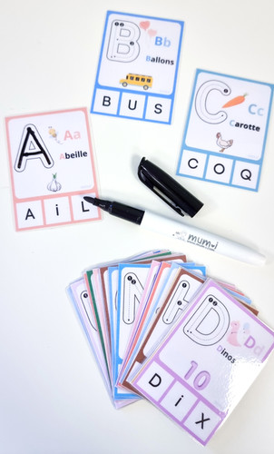 Cartes ABC ⚠️ FICHIER NUMÉRIQUE | Mum-i