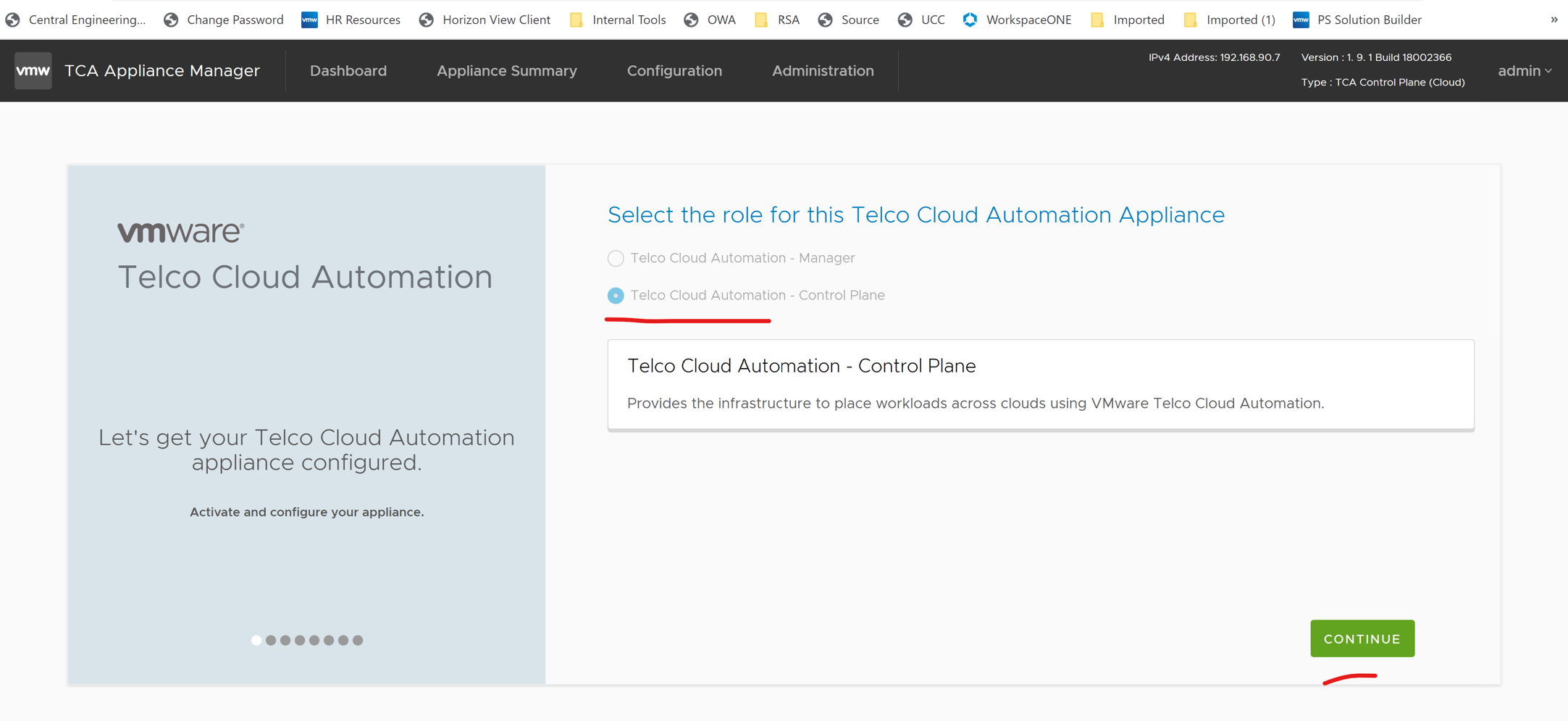 Procedure To Deploy VMware Telco Cloud Automation Control Plane (TCA-CP ...