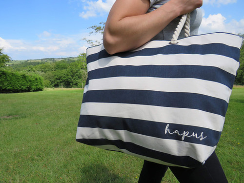 Striped hapus bag | Y Lein