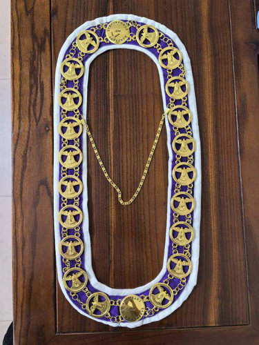 Honorary Past Commandress Collar | DK Masonic Greek