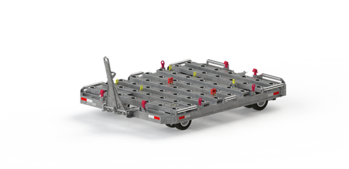 LD7 Closed Caster Cargo Dolly | ISCAR GSE
