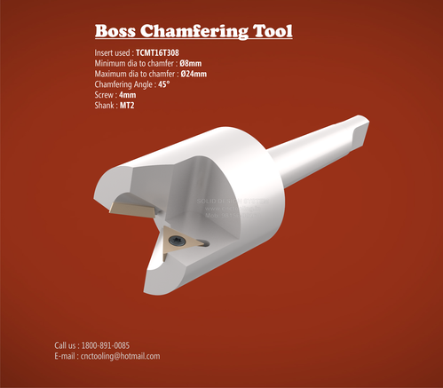 Chamfer Tools for CNC Machining Centers | Solid Design | Multi-Function ...