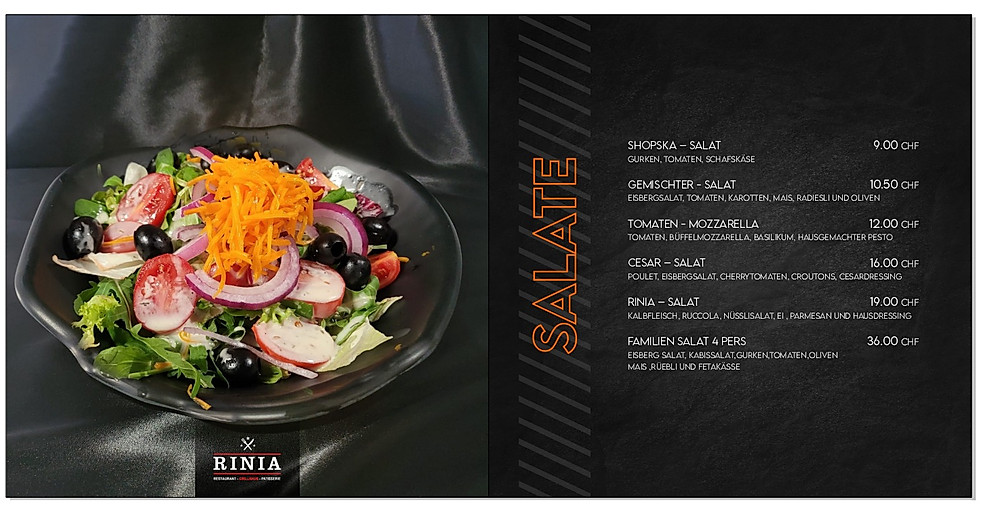 MENÜ | Rinia