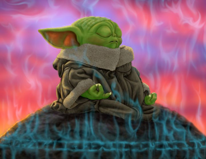 Jedi Meditation - A Relaxing Ambient Journey - Baby Yoda Meditation ...