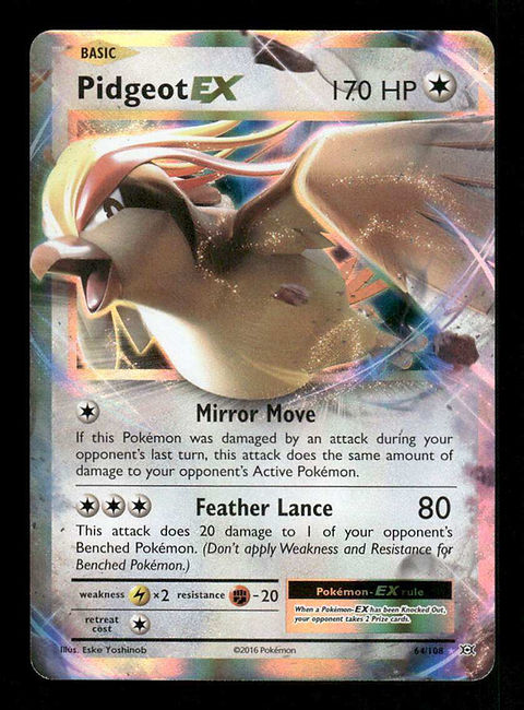 pidgeot evolutions ex