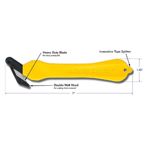Klever Excel Double Walled Blade Safety Knife - Çift Duvarlı Güvenli ...