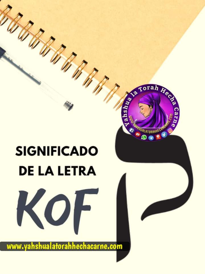 SIGNIFICADO DE LA LETRA KOF ק