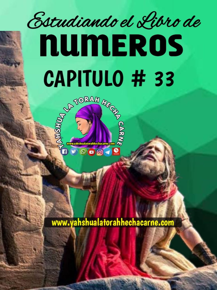 ESTUDIANDO EL LIBRO DE NUMEROS CAPITULO # 33