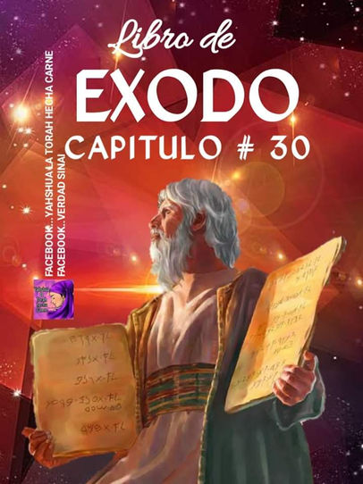 ESTUDIANDO EL LIBRO DE EXODO CAPITULO # 30