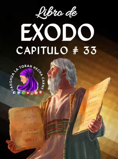 ESTUDIANDO EL LIBRO DE EXODO CAPITULO # 33