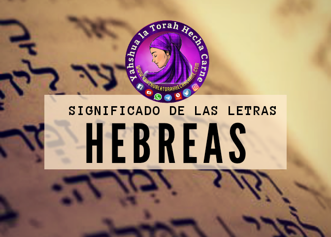 SIGNIFICADO DE LAS LETRAS HEBREAS