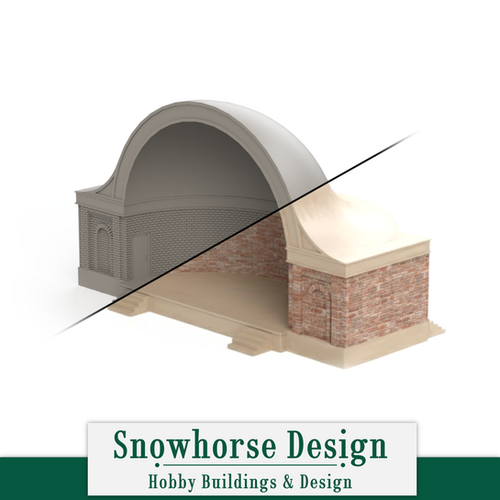Band Shell (Unpainted) | Classic Main Street (S/HO/N Scales ...