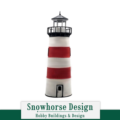 Lighthouse | Shoreline Collection (HO Scale 1:87) | Snowhorse Design