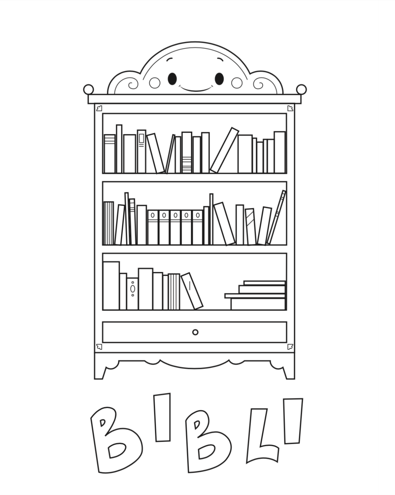 Bibli Coloring Sheet | The Brickley Sisters