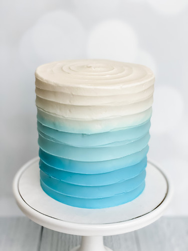 Blue 4" Smash Cake | HollywoodBakedGoods