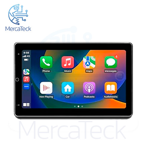 STICKER GRIS ANDROID 9" CARPLAY Y QLED 2+32 SIN VENTILADOR | Mercateck