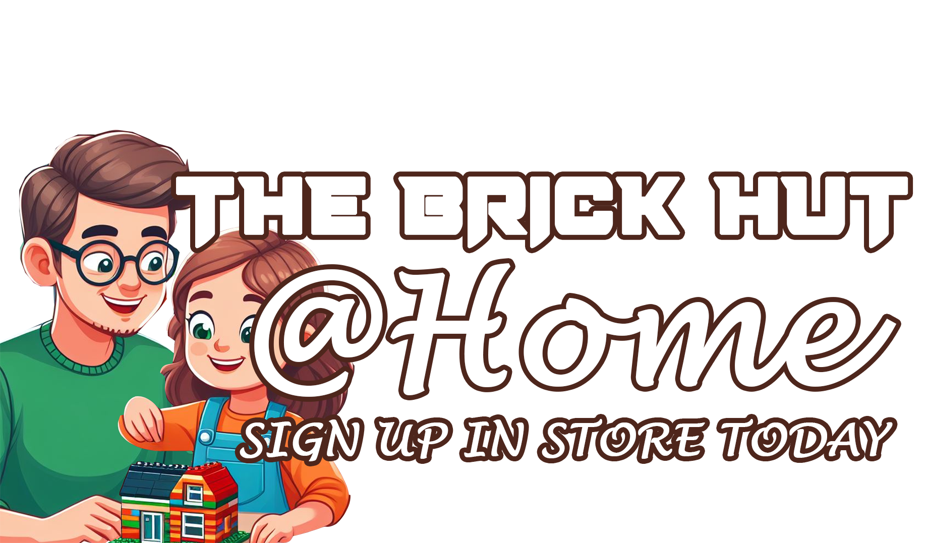 Introducing the New Look Build & Play Menu and Brick Hut At Home Book!