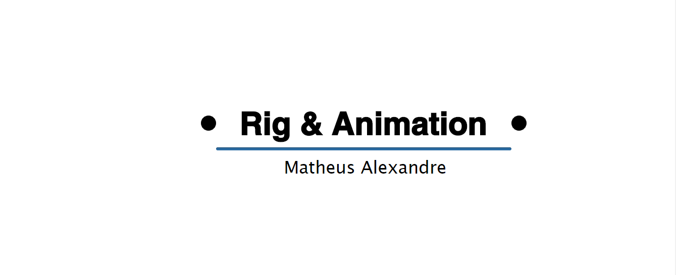 Rig & Animation | rignanimation | www.rignanimation.com
