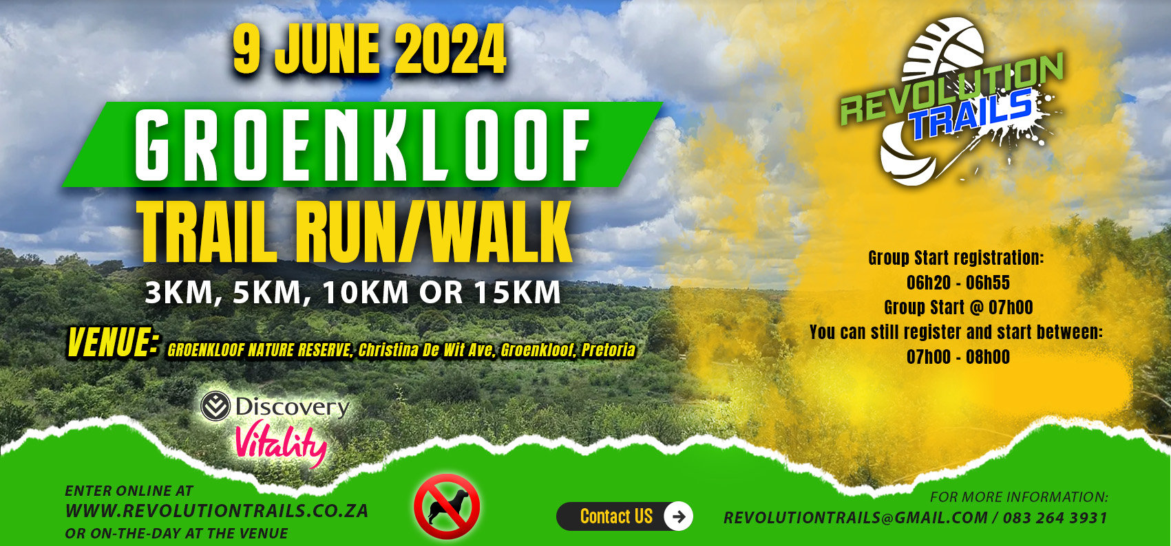 Groenkloof Trail Run/Walk | Revolution Trails
