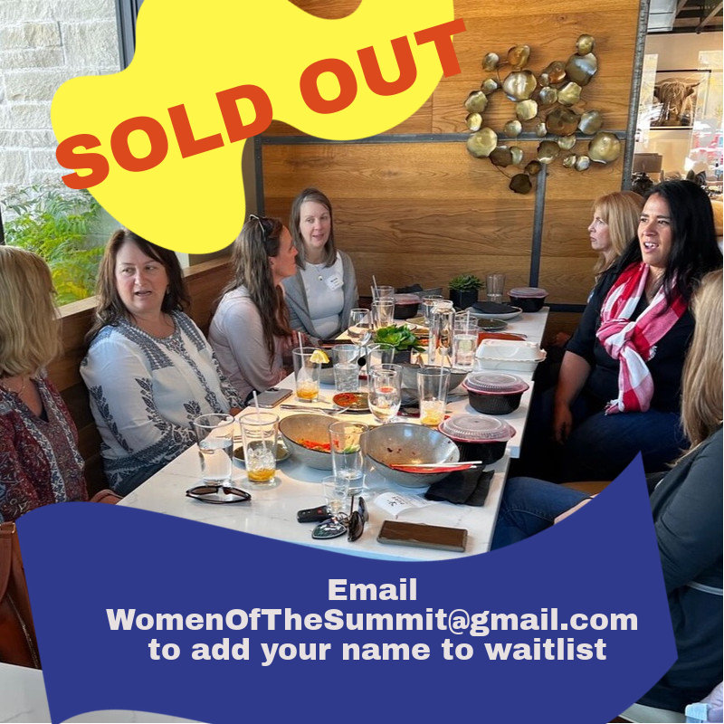 Small Group DINNER: Members Only | Women Of The Summit