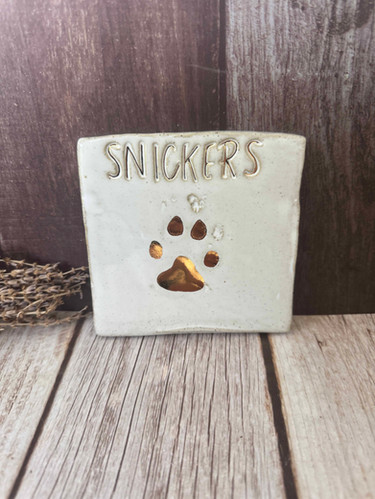 Paw Print Tiles | Wolf and Clay
