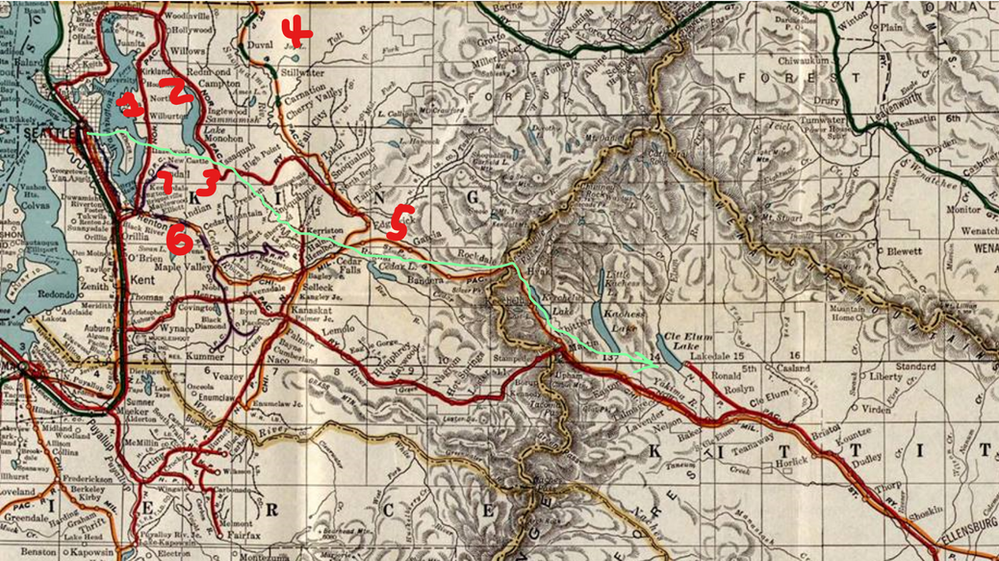 Palouse to Cascades trail