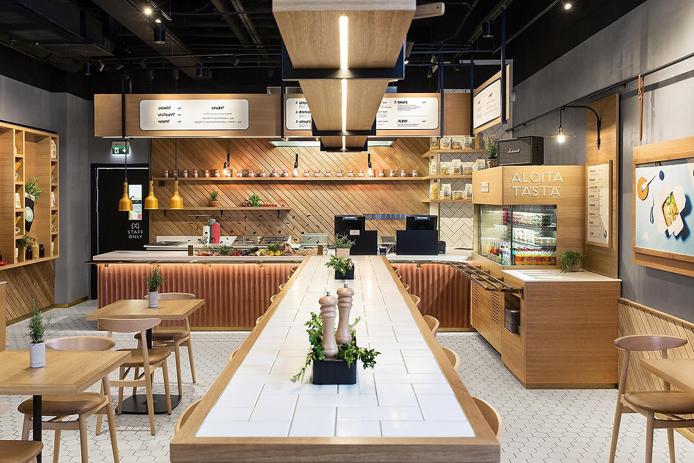 Fast Food Restaurant Design | Dine-in & Takeaway