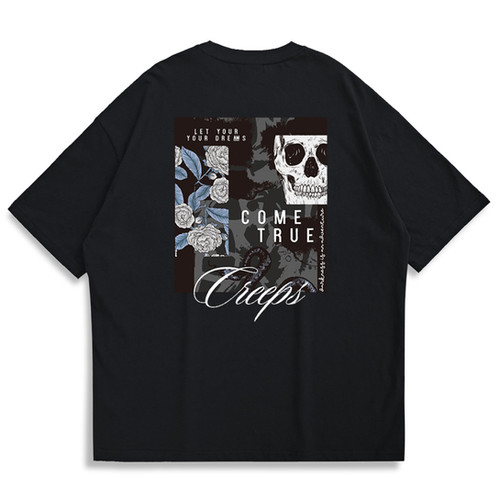 【Creeps Original】Come True Oversized Printed T-shirt | CREEPS-STORE