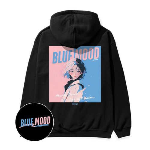 【Creeps Original】Blue Moon Heavyweight Fleece Hoodie | CREEPS-STORE