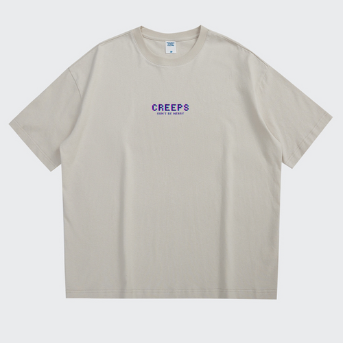 【Creeps Original】Cristik Logo Oversized Half-sleeve T-shirt | CREEPS-STORE