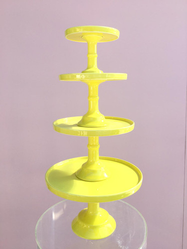 Yellow Cake Stands | eternityeventhire