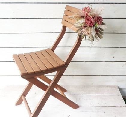 Native Mix Sweet Rose Pew Seat | The Styled Bouquet